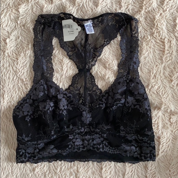 Intimates & Sleepwear | Midnight Blue Lace Bralette | Poshmark